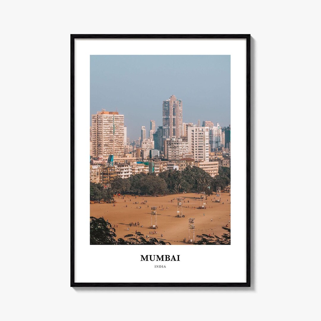 Mumbai Skyline Photo Print: India Travel Wall Art - Etsy