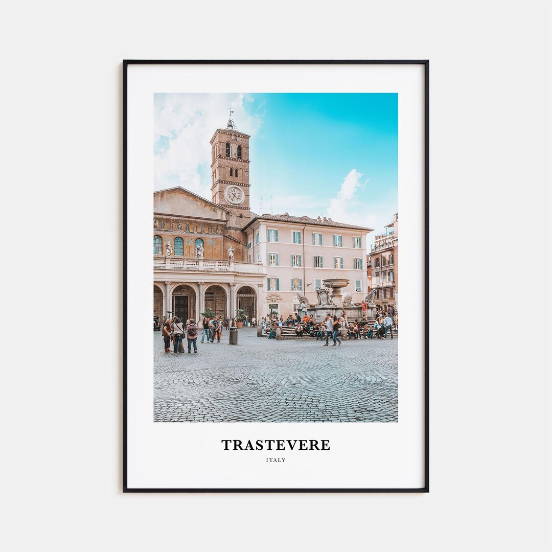 Trastevere Print, Trastevere Photo Poster, Trastevere Travel Wall Art ...