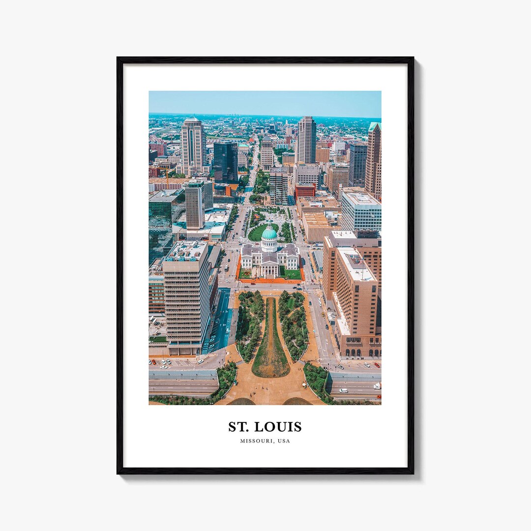 St Louis Print, St. Louis Photo Poster, St. Louis Travel Wall Art, St ...
