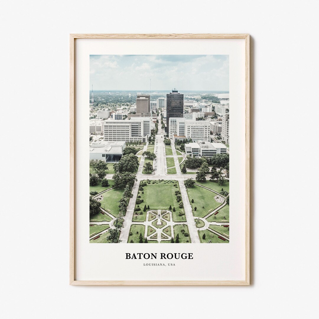 Baton Rouge Print, Baton Rouge Photo Poster, Baton Rouge Travel Wall ...