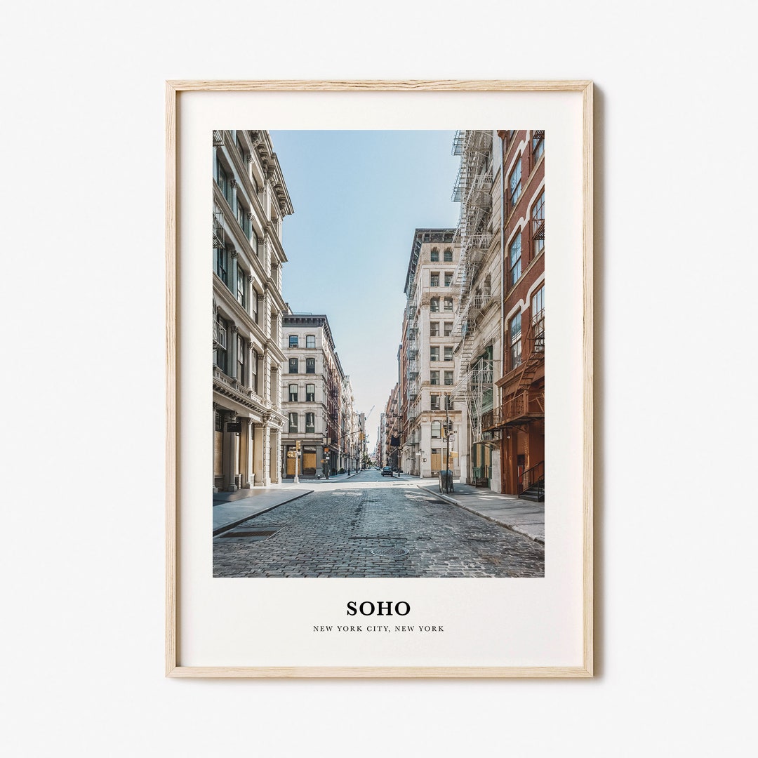 Soho Print New York City, Soho Photo Poster, Soho Travel Wall Art, Soho ...