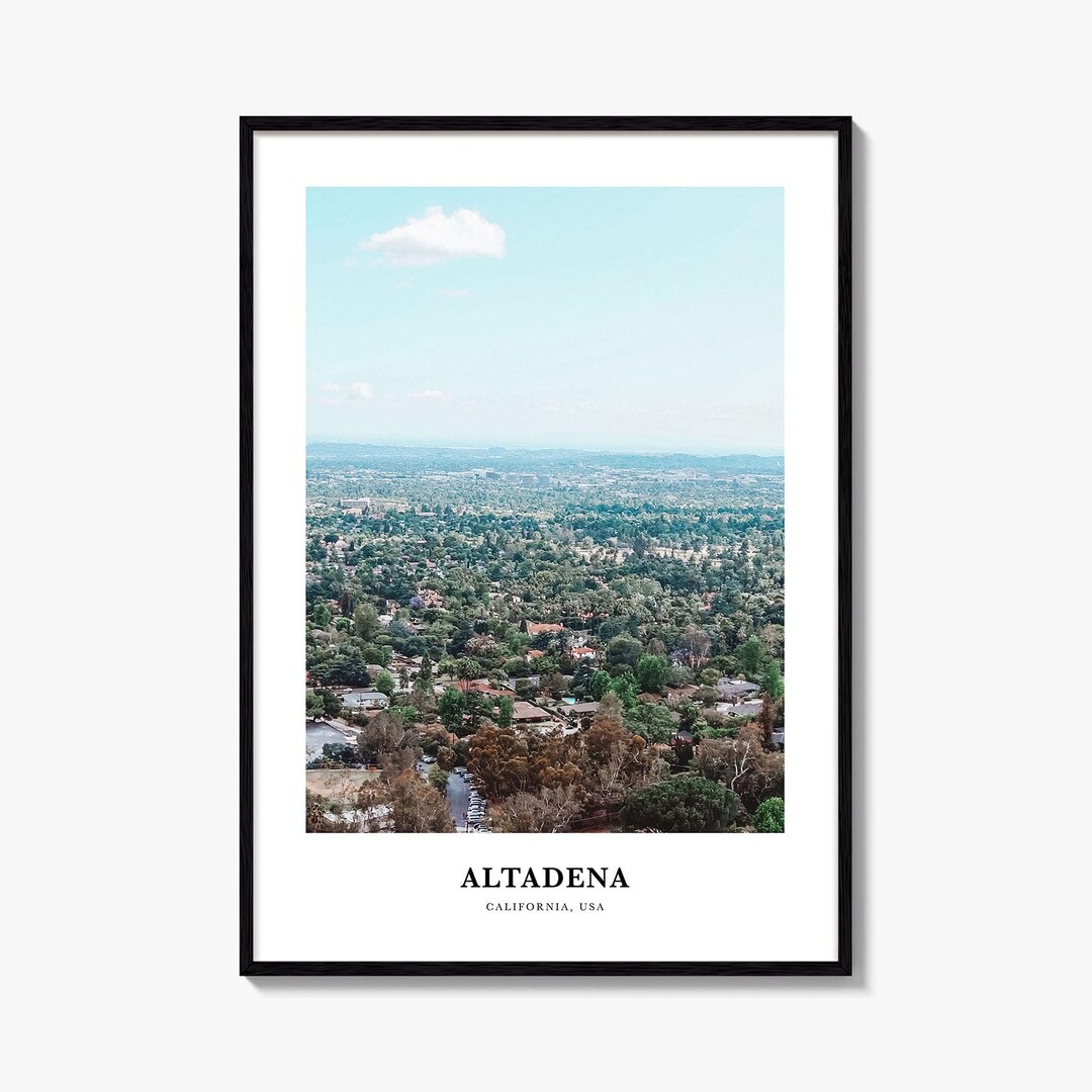 Altadena Print, Altadena Photo Poster, Altadena Travel Wall Art ...