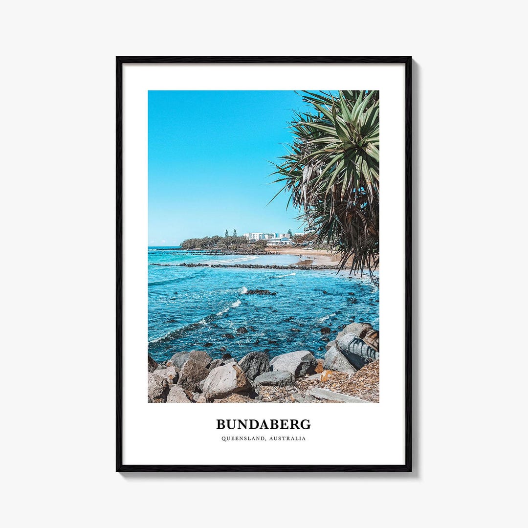 Bundaberg Print No 2, Bundaberg Photo Poster, Bundaberg Travel Wall Art ...