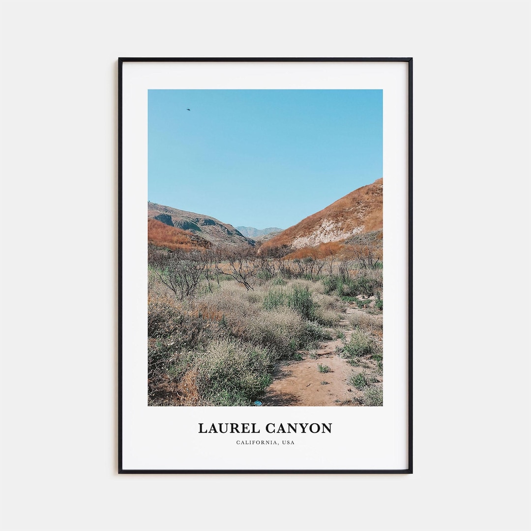 Laurel Canyon Print, Laurel Canyon Photo Poster, Laurel Canyon Travel ...
