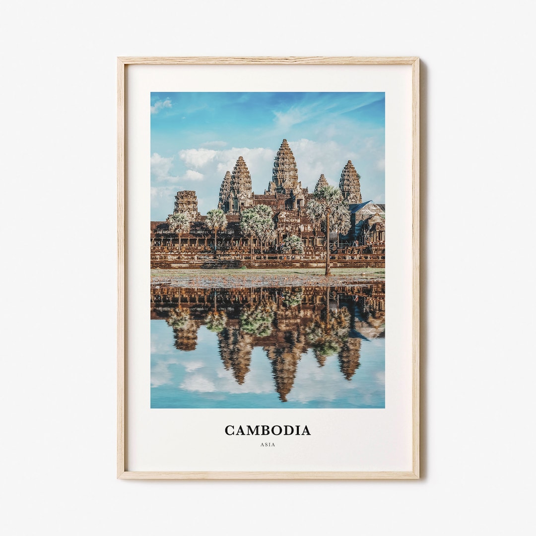 Cambodia Print Cambodia Photo Poster Cambodia Travel Wall - Etsy