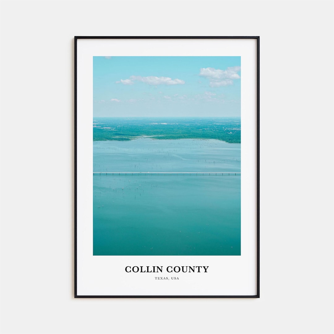 Collin County Print, Collin County Photo Poster, Collin County Travel ...