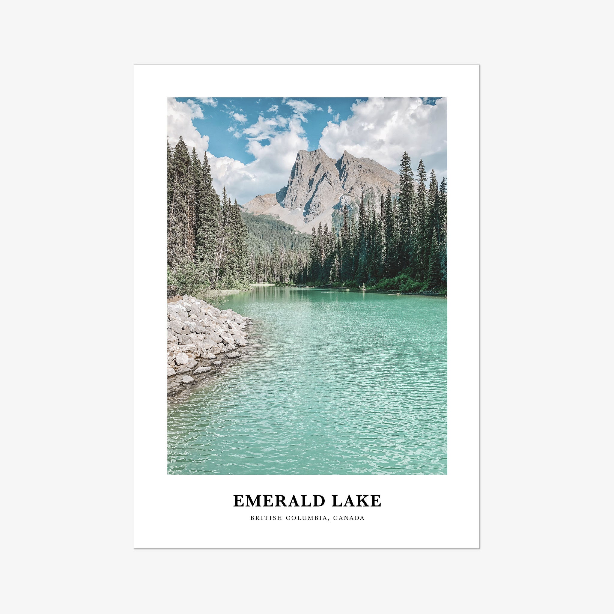 Emerald Lake Print, Emerald Lake Photo Poster, Emerald Lake Travel Wall ...