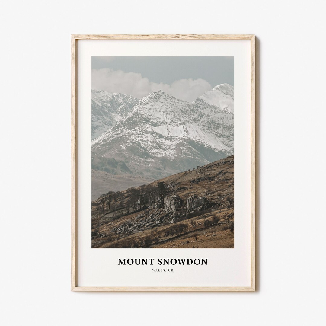 Mount Snowdon Print, Mount Snowdon Photo Poster, Mount Snowdon Travel ...