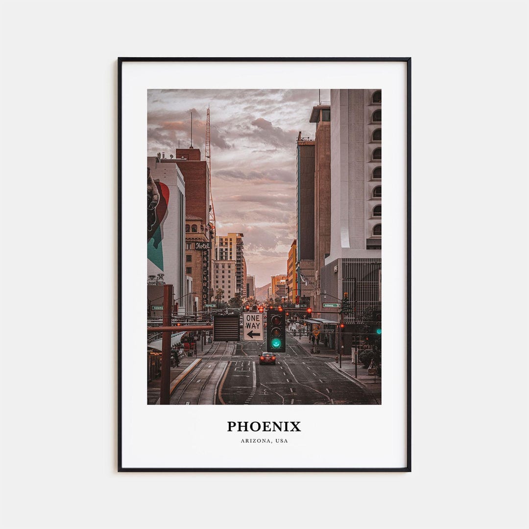 Phoenix Print No 3, Phoenix Photo Poster, Phoenix Travel Wall Art ...