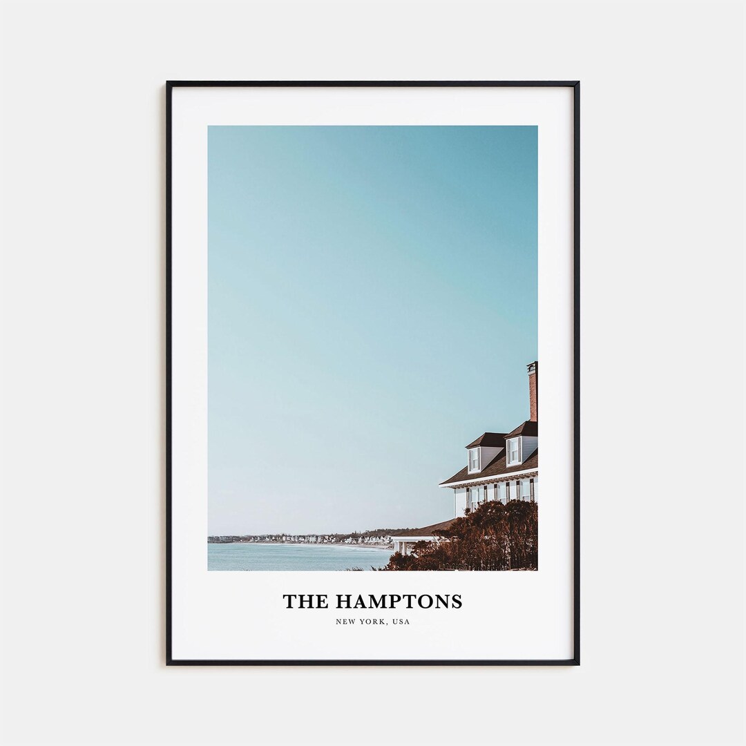 The Hamptons Print, the Hamptons Photo Poster, the Hamptons Travel Wall ...