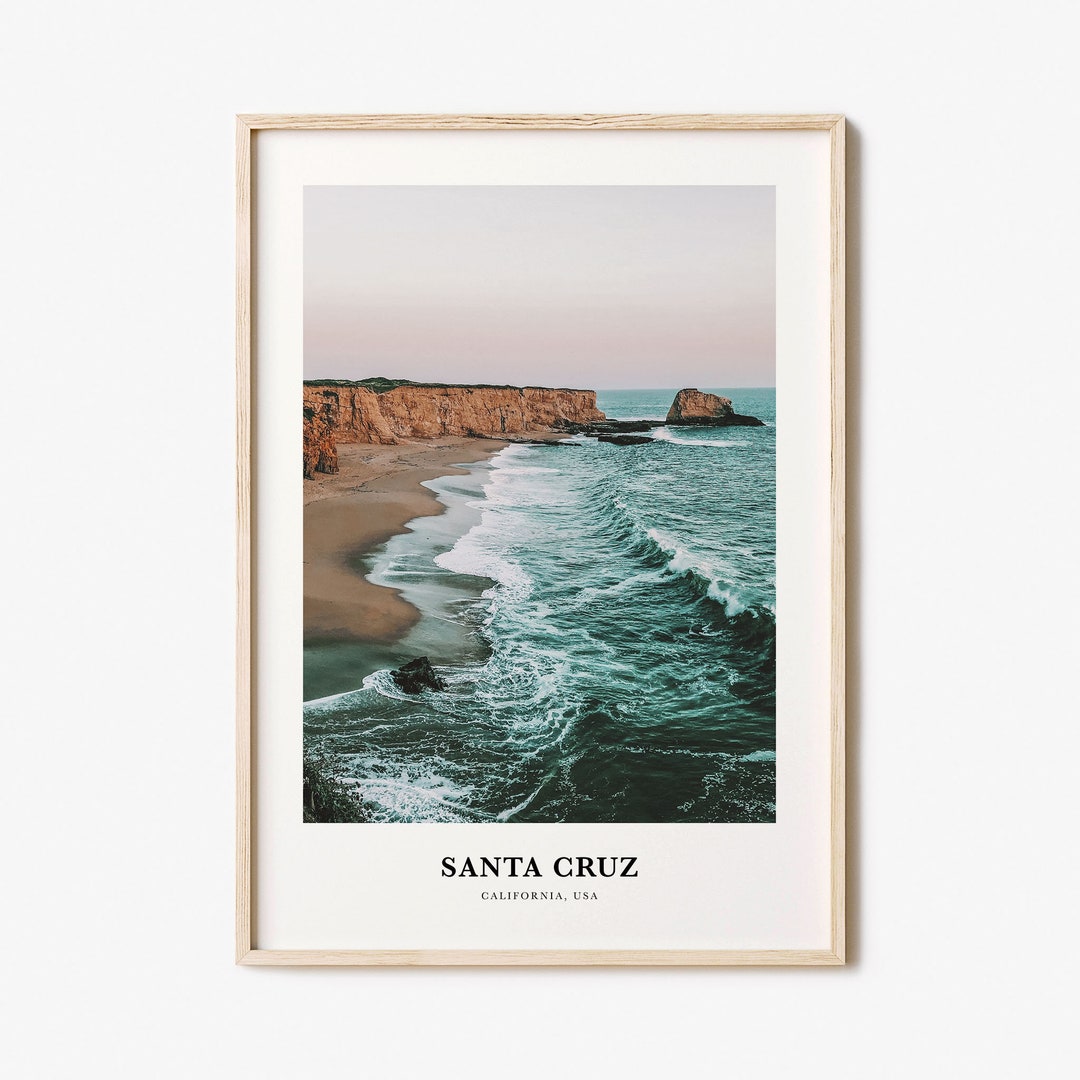 Santa Cruz Print No 1, Santa Cruz Photo Poster, Santa Cruz Travel Wall ...