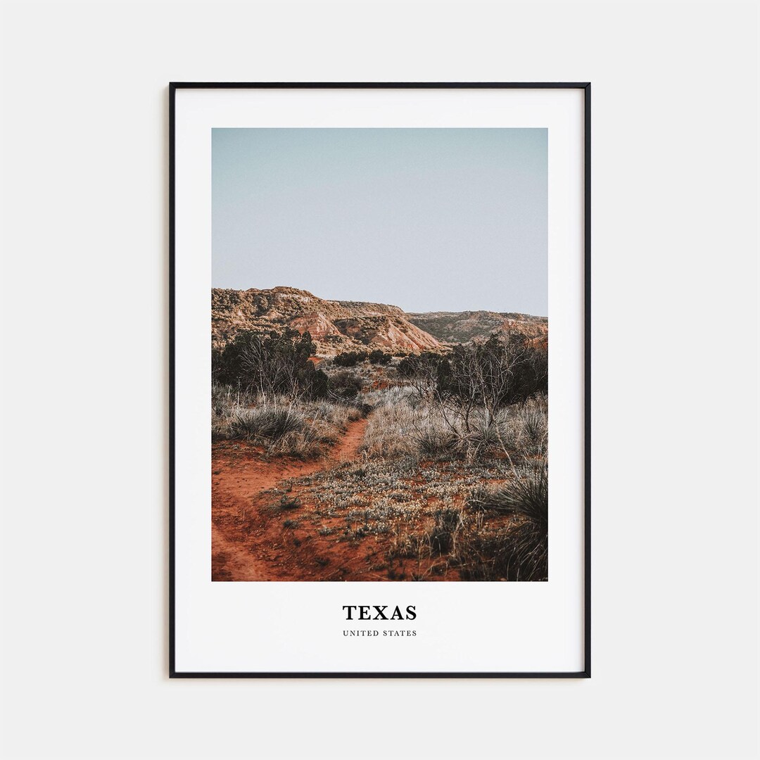Texas Print No 1, Texas Photo Poster, Texas Travel Wall Art, Texas Map ...