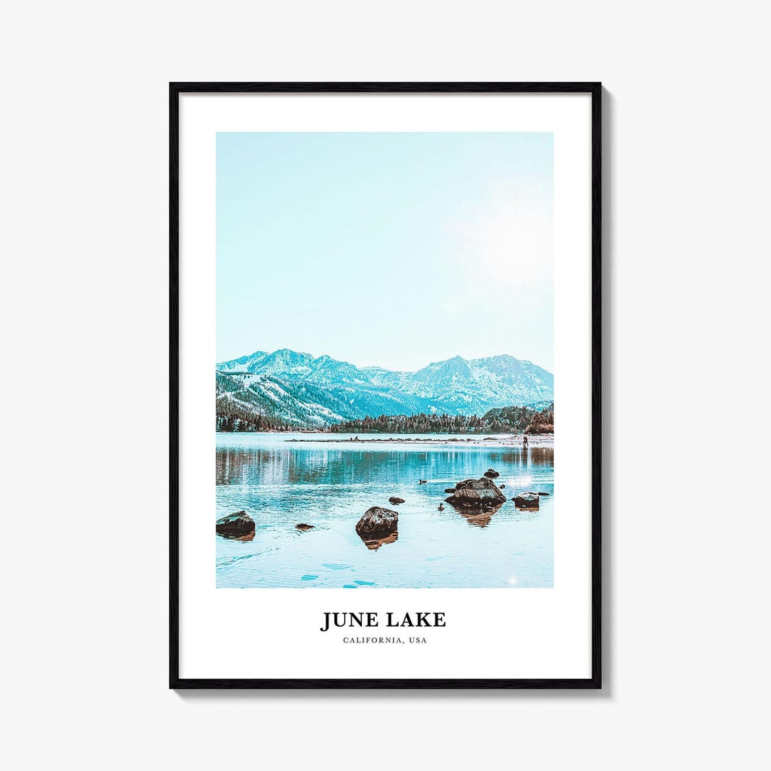 June Lake Print, June Lake Photo Poster, June Lake Travel Wall Art ...