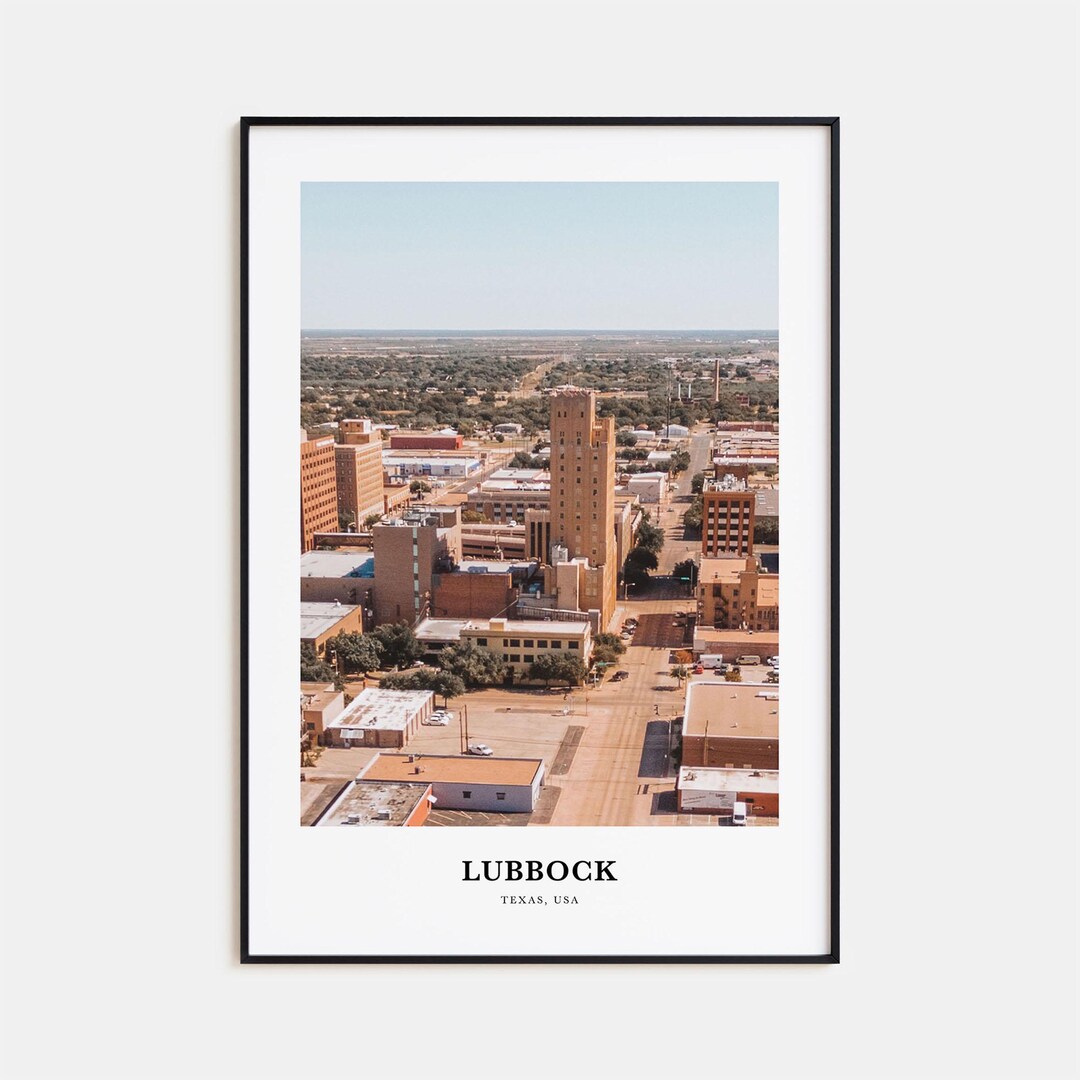 Lubbock Print, Lubbock Photo Poster, Lubbock Travel Wall Art, Lubbock ...