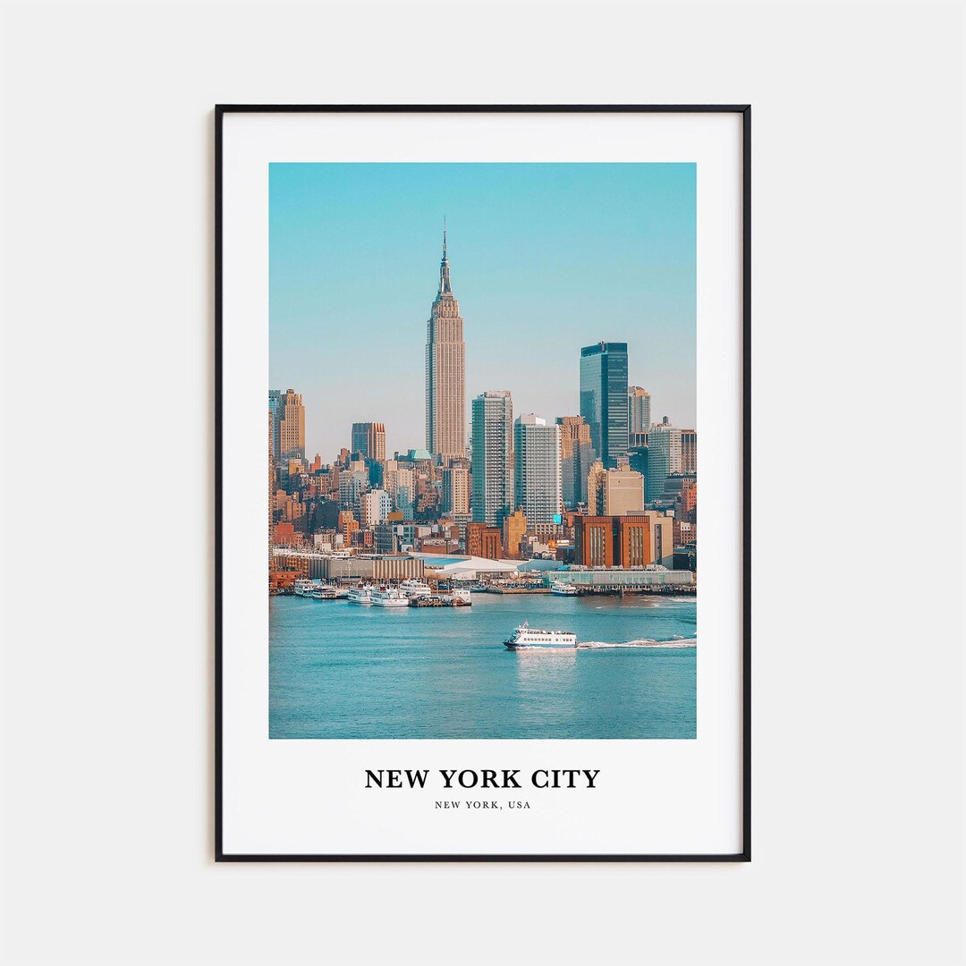New York City Print No 1, New York City Photo Poster, New York City ...