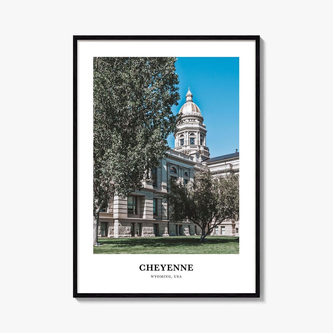 Cheyenne Wyoming Photo Print: Travel Wall Art - Etsy