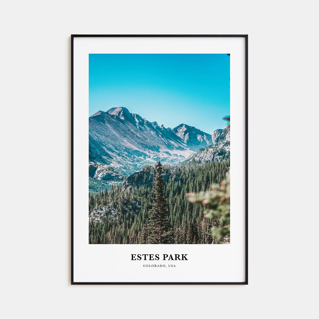 Estes Park Print, Estes Park Photo Poster, Estes Park Travel Wall Art ...