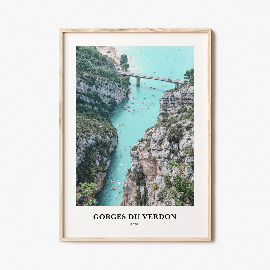 Gorges Du Verdon Print, Gorges Du Verdon Photo Poster, Gorges Du Verdon ...