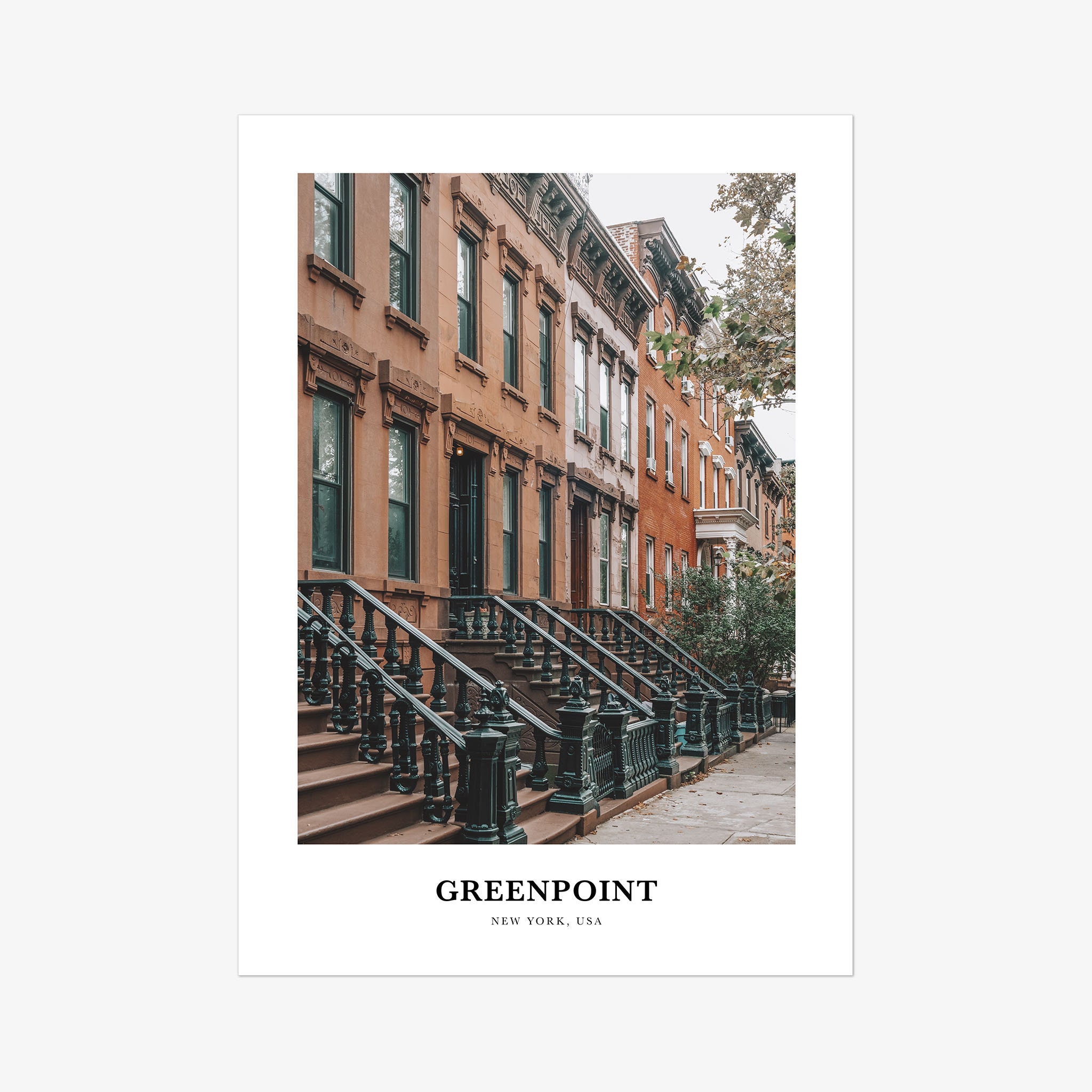 Greenpoint Print, Greenpoint Photo Poster, Greenpoint Travel Wall Art, Greenpoint Map Print ...