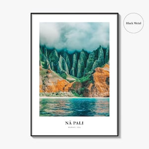 Na Pali Print No 1, Na Pali Photo Poster, Na Pali Travel Wall Art, Na ...