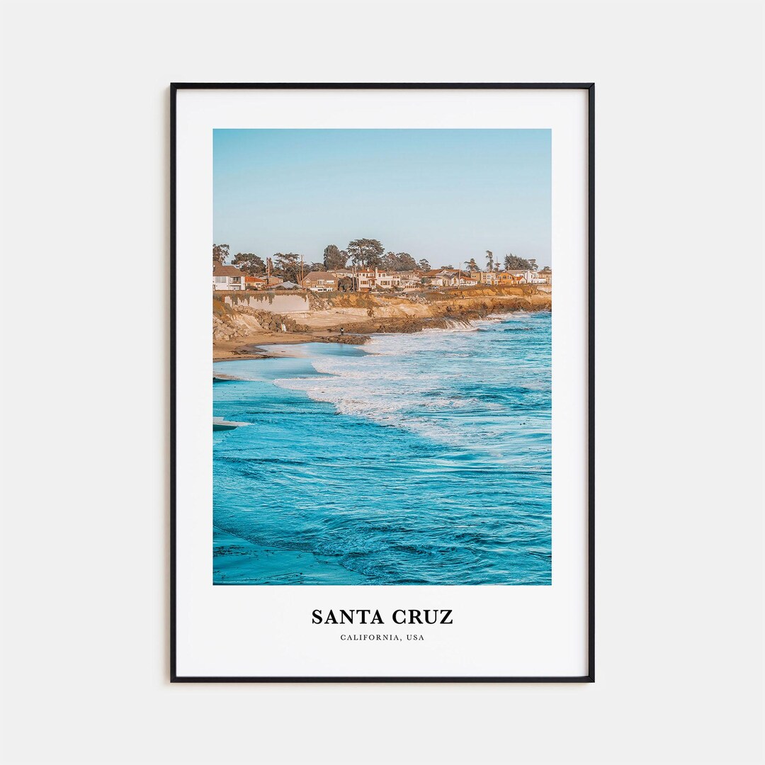 Santa Cruz Print No 3, Santa Cruz Photo Poster, Santa Cruz Travel Wall ...