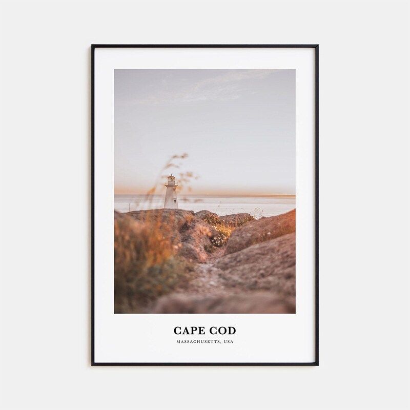 Cape Cod Map Poster - Etsy