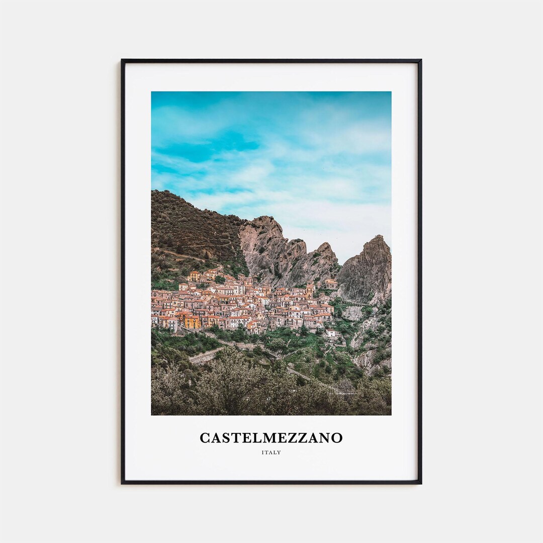 Castelmezzano Print, Castelmezzano Photo Poster, Castelmezzano Travel ...