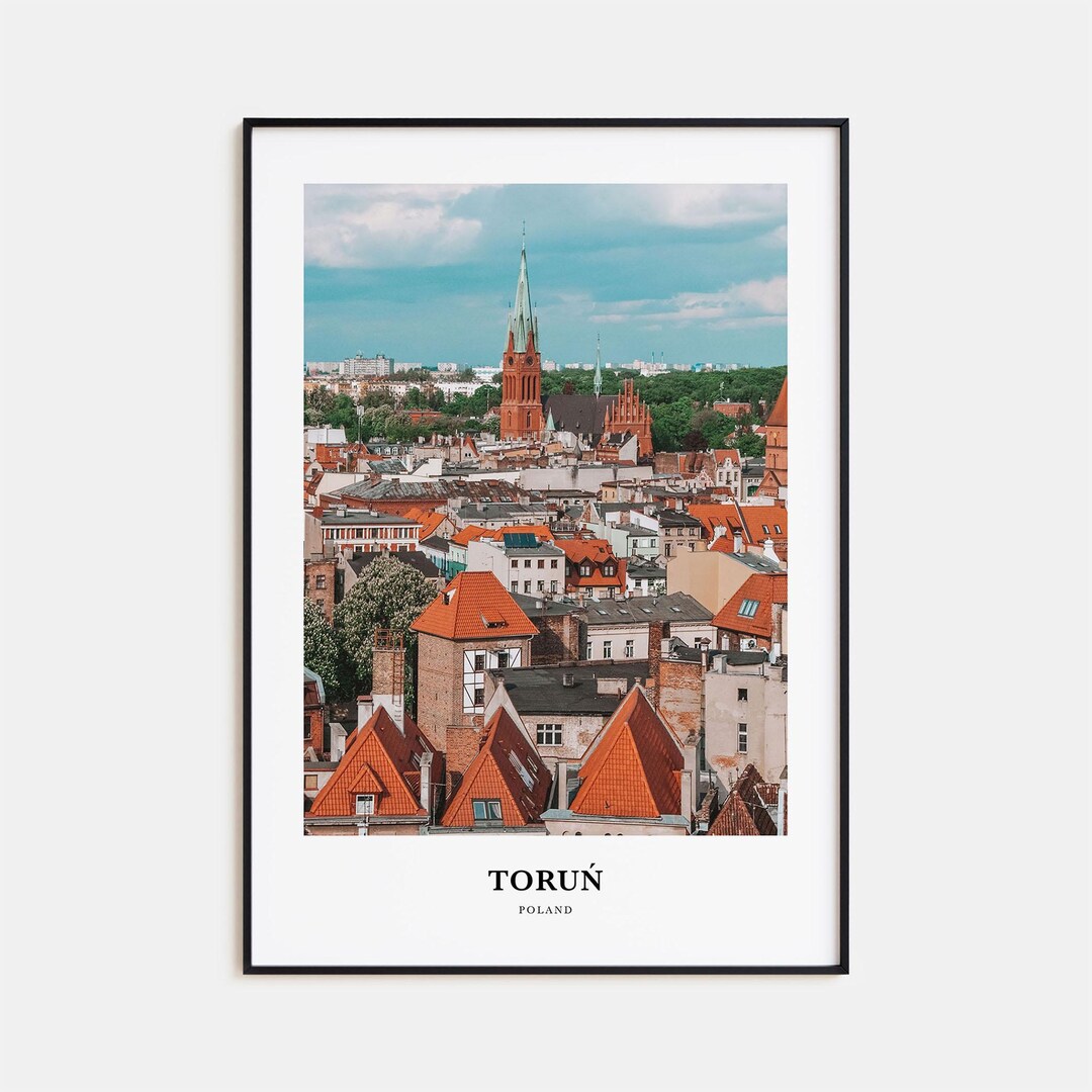 Torun Print, Torun Photo Poster, Torun Travel Wall Art, Torun Map Print ...