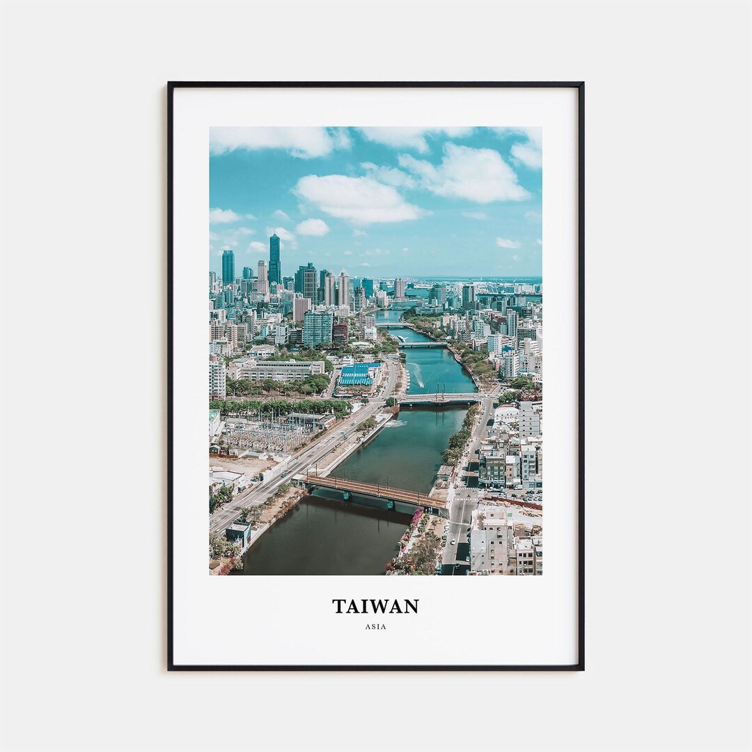 Taiwan Print, Taiwan Photo Poster, Taiwan Travel Wall Art, Taiwan Map ...