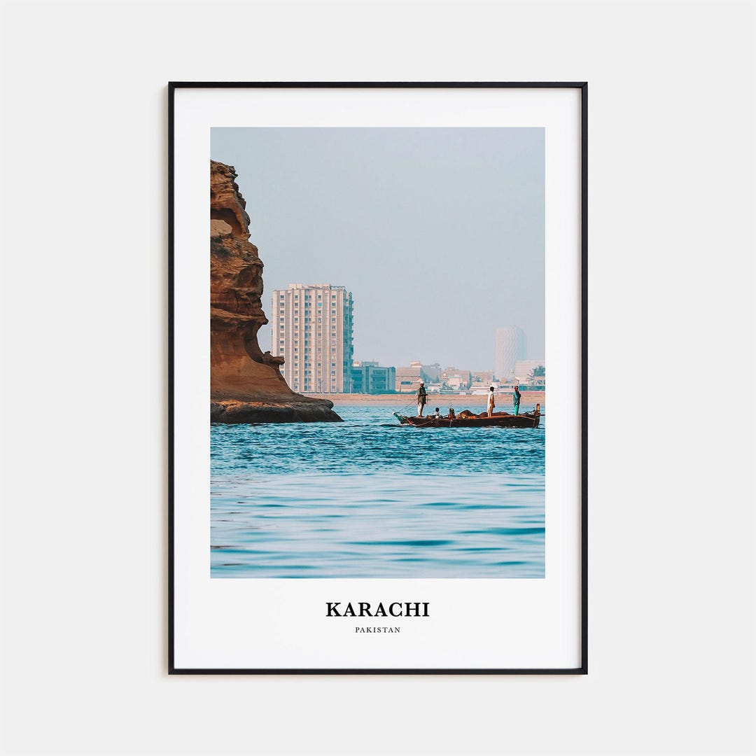 Karachi Print No 2, Karachi Photo Poster, Karachi Travel Wall Art ...