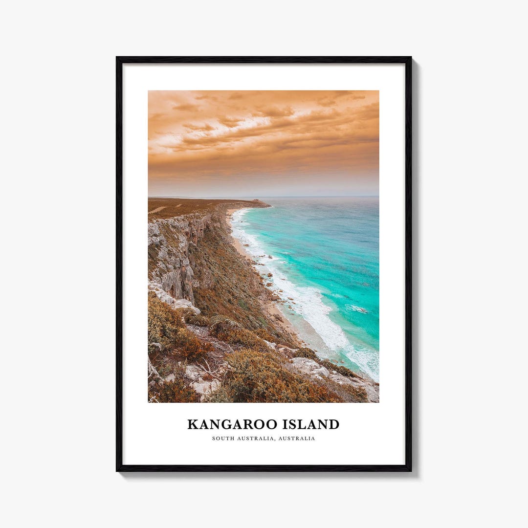 Kangaroo Island Print, Kangaroo Island Photo Poster, Kangaroo Island ...