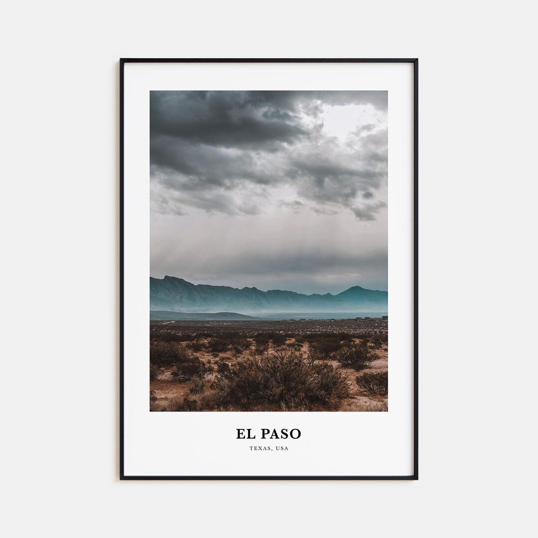 El Paso Print No 2, El Paso Photo Poster, El Paso Travel Wall Art, El ...