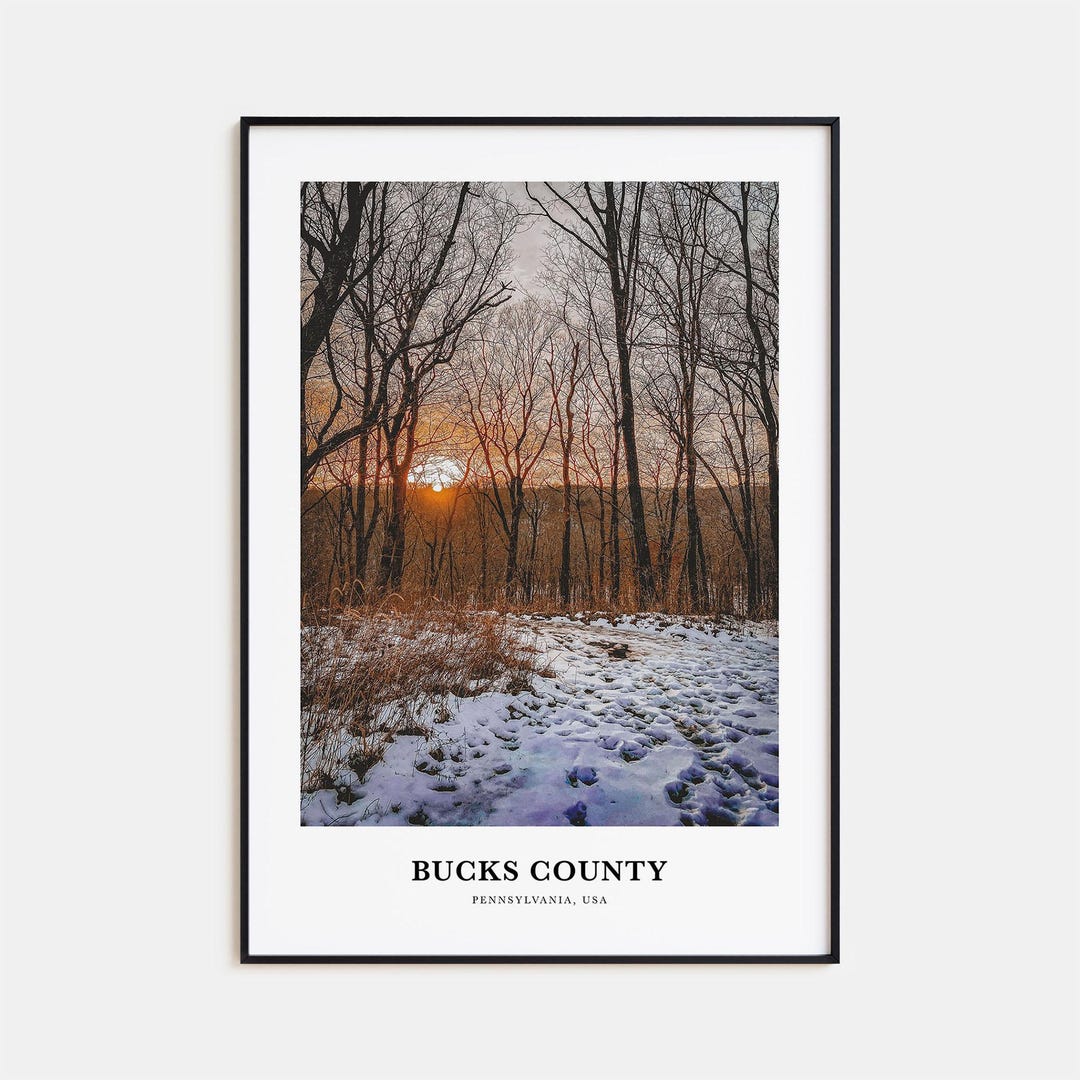 Bucks County Print, Bucks County Photo Poster, Bucks County Travel Wall ...