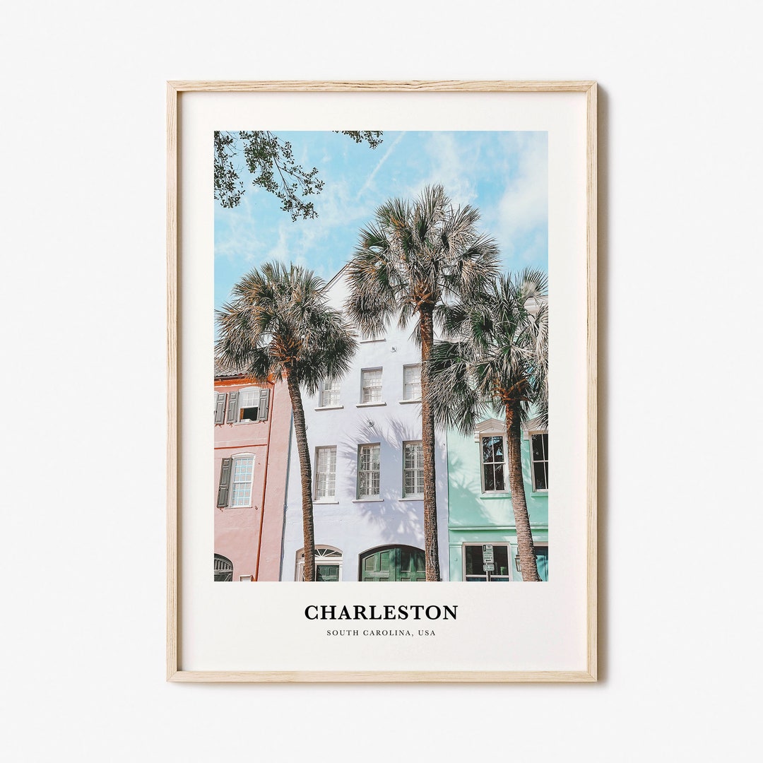 Charleston Print No 2, Charleston Photo Poster, Charleston Travel Wall ...