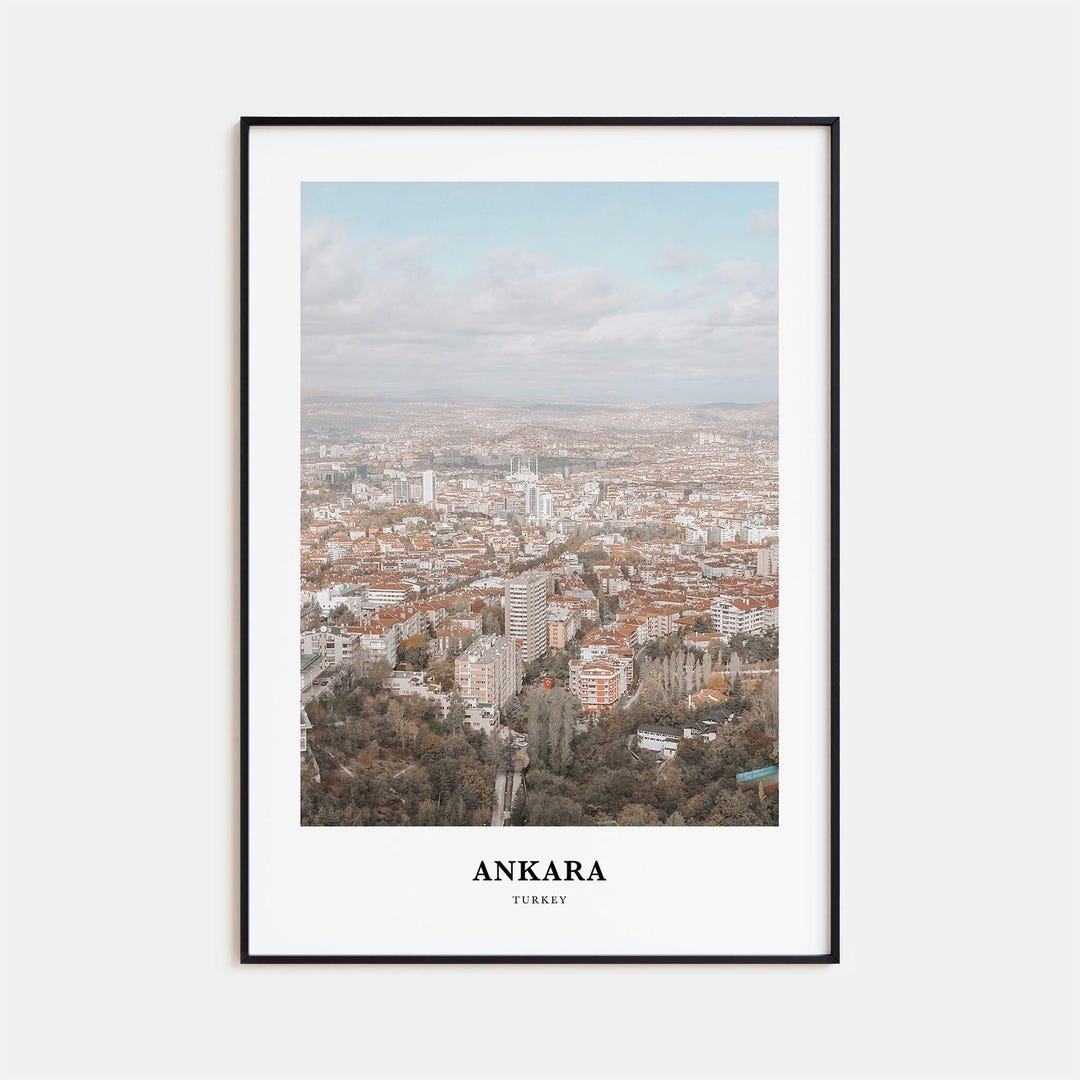 Ankara Print, Ankara Photo Poster, Ankara Travel Wall Art, Ankara Map ...