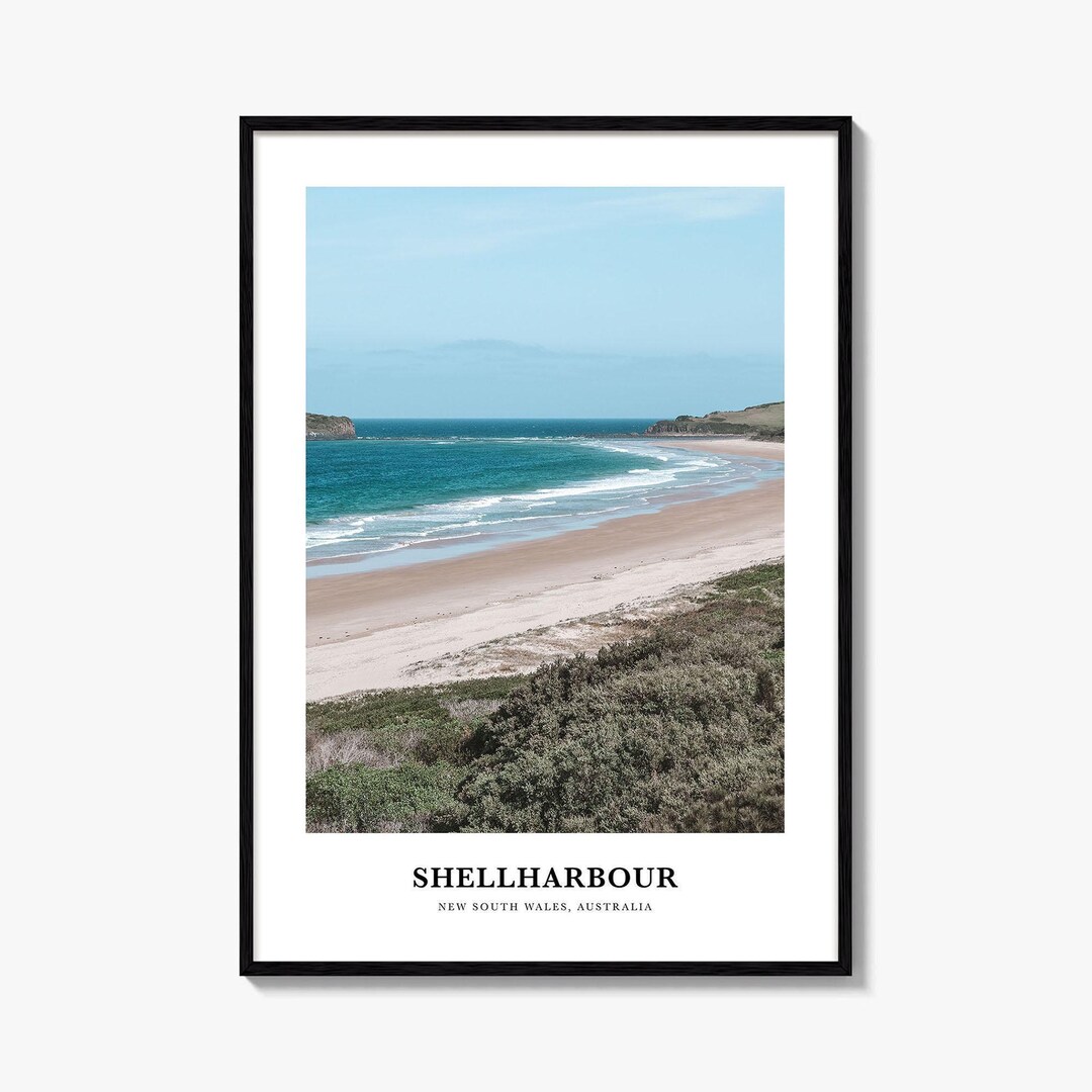 Shellharbour Beach Photo Print: New South Wales Travel Wall Art - Etsy
