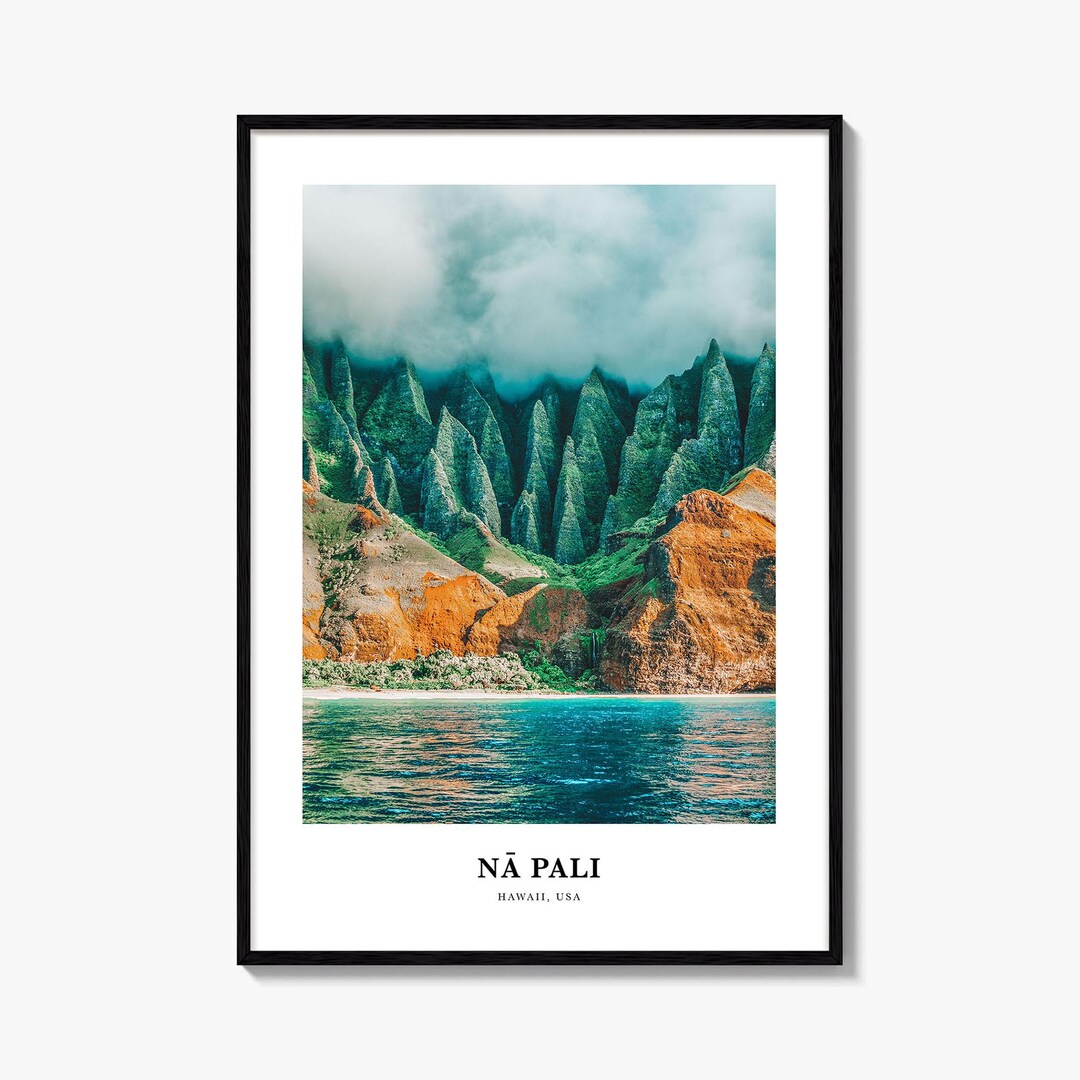 Na Pali Print No 1, Na Pali Photo Poster, Na Pali Travel Wall Art, Na ...