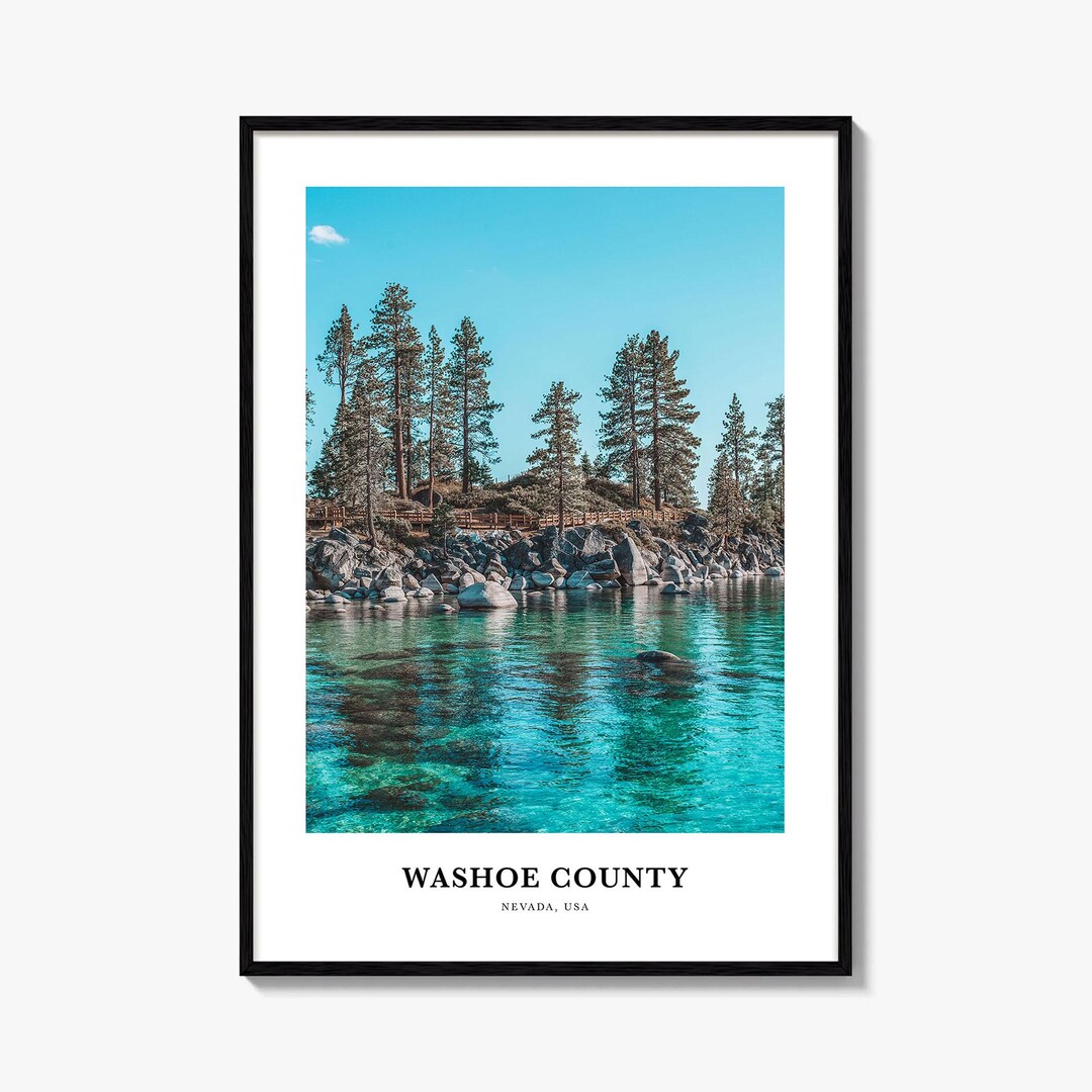 Washoe County Print, Washoe County Photo Poster, Washoe County Travel ...