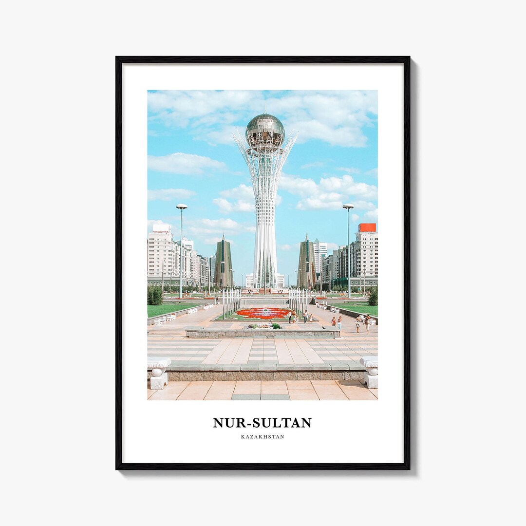 Nur Sultan Print, Nur-sultan Photo Poster, Nur-sultan Travel Wall Art ...