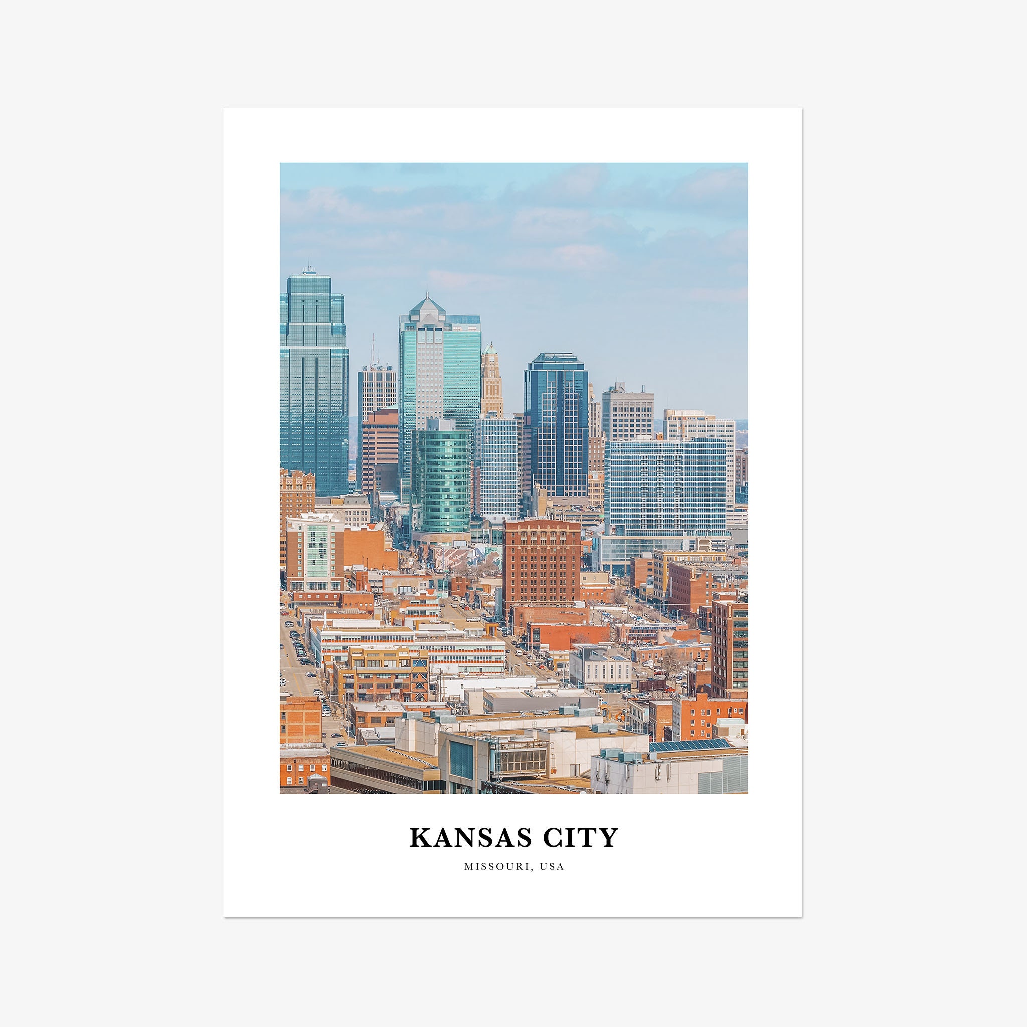 Kansas City Print No 2, Kansas City Photo Poster, Kansas City Travel ...