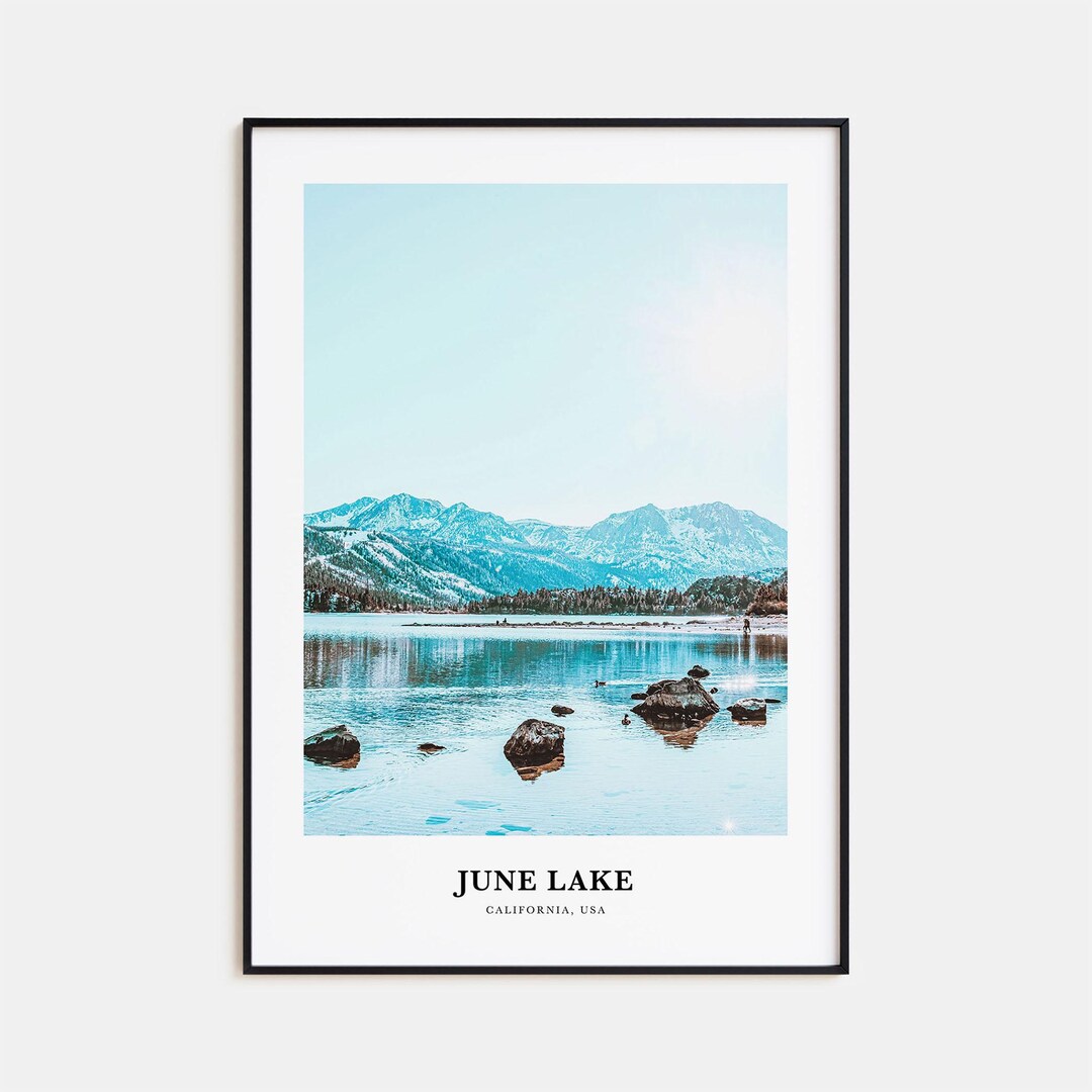 June Lake Print, June Lake Photo Poster, June Lake Travel Wall Art ...