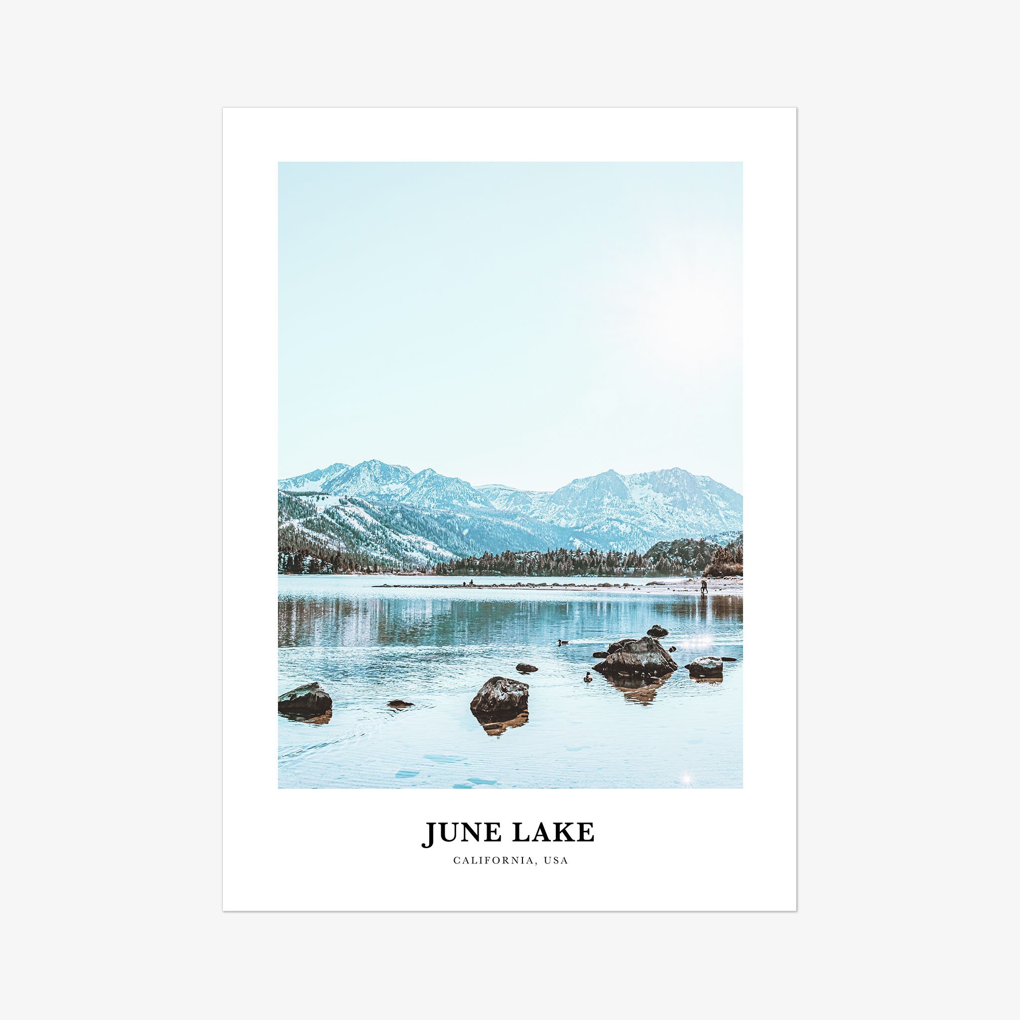 June Lake Print June Lake Photo Poster June Lake Travel Wall - Etsy