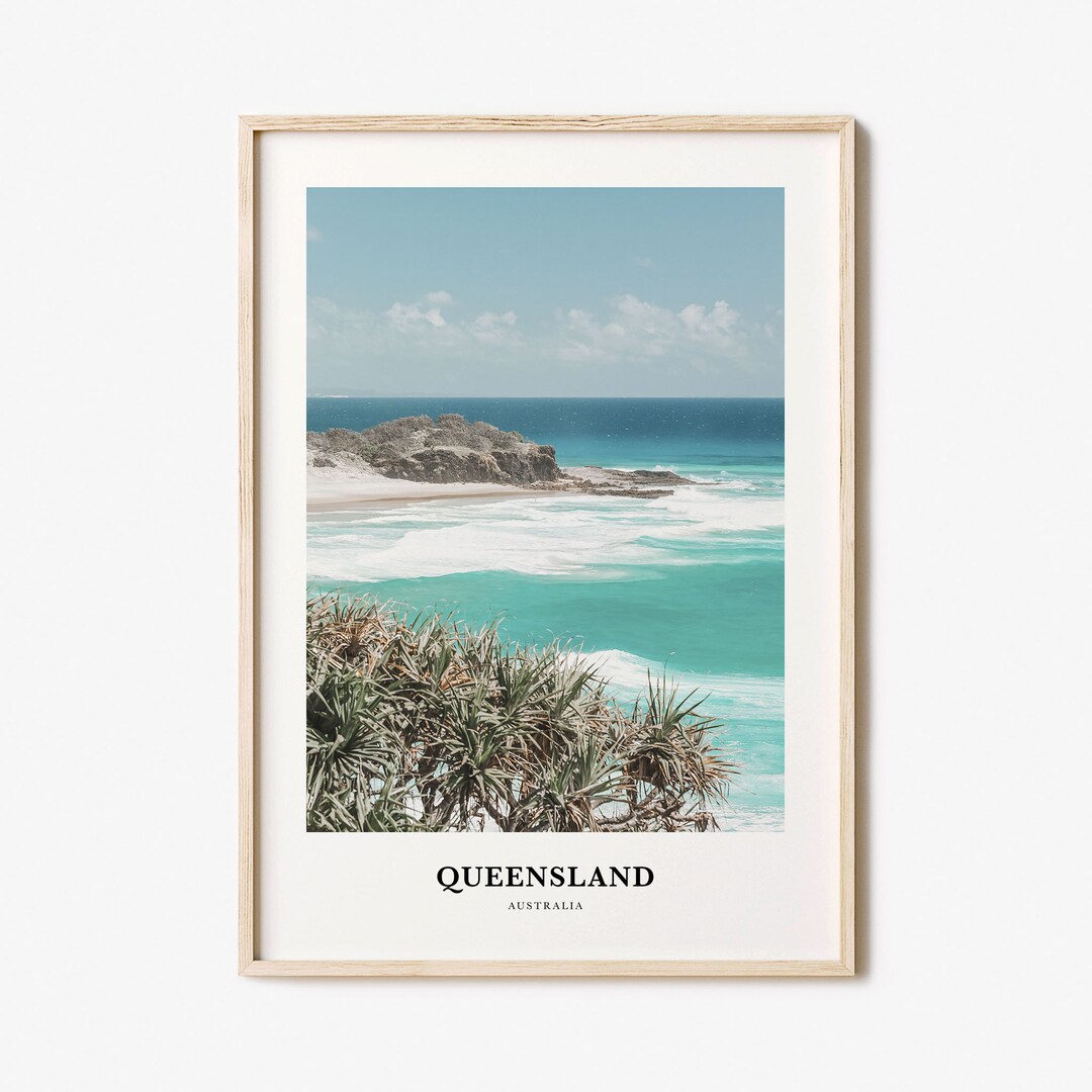Queensland Print, Queensland Photo Poster, Queensland Travel Wall Art ...
