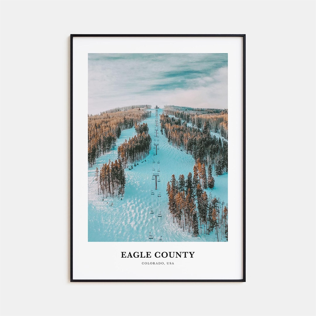 Eagle County Print, Eagle County Photo Poster, Eagle County Travel Wall ...