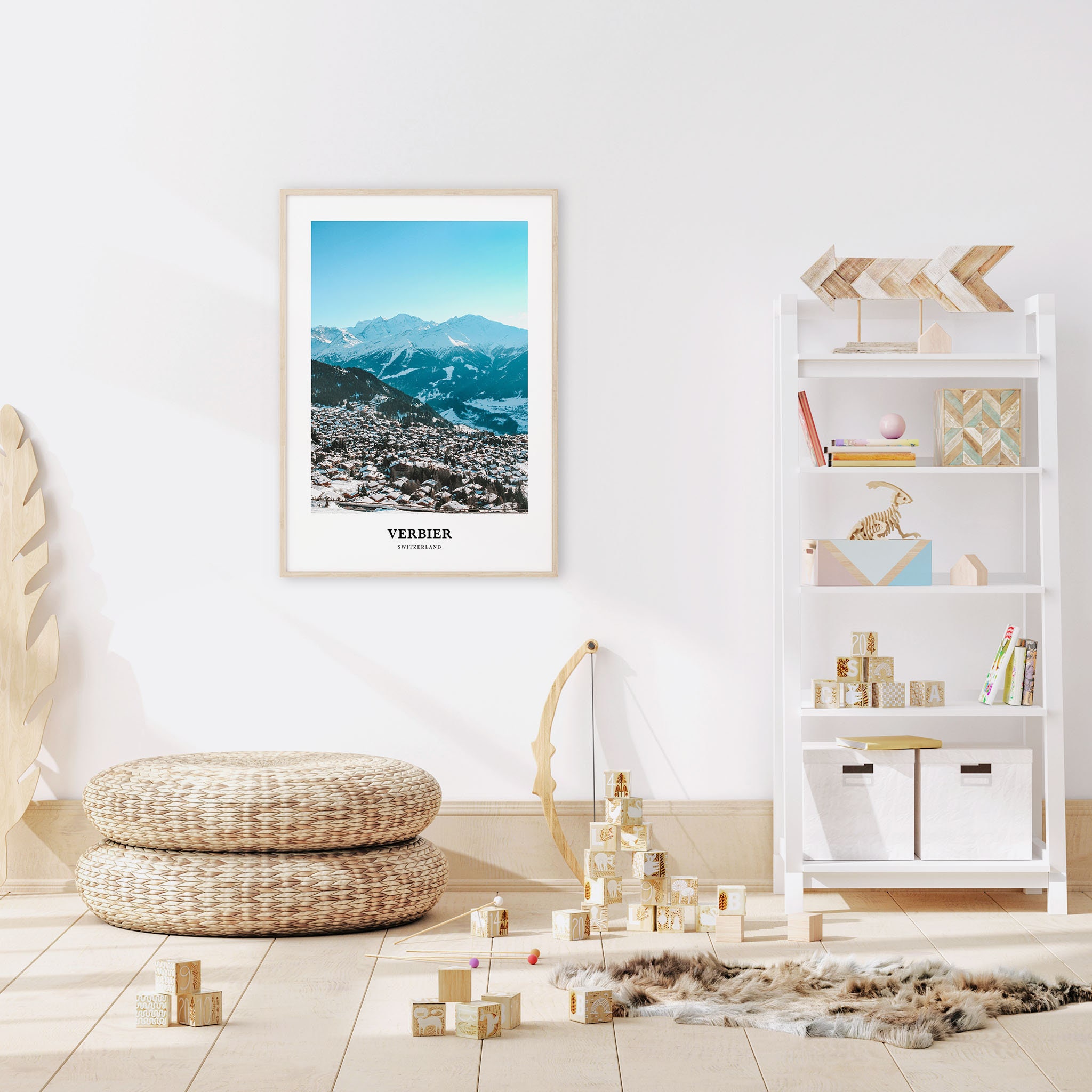 Verbier Print, Verbier Fotoposter, Verbier Reise Wandkunst, Verbier ...