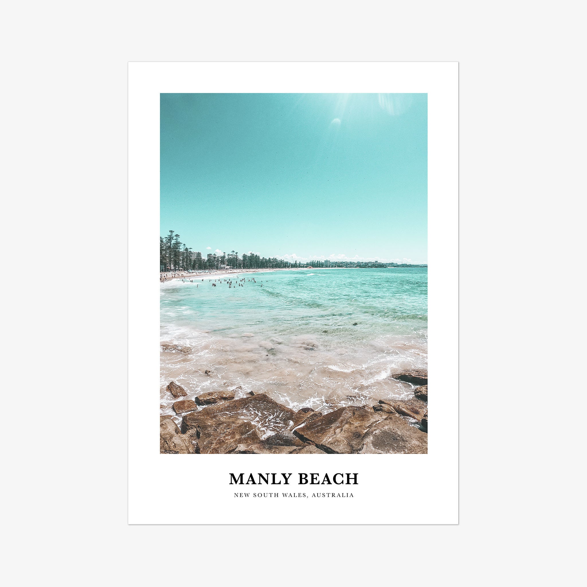 Manly Beach Print, Manly Beach Photo Poster, Manly Beach Travel Wall ...