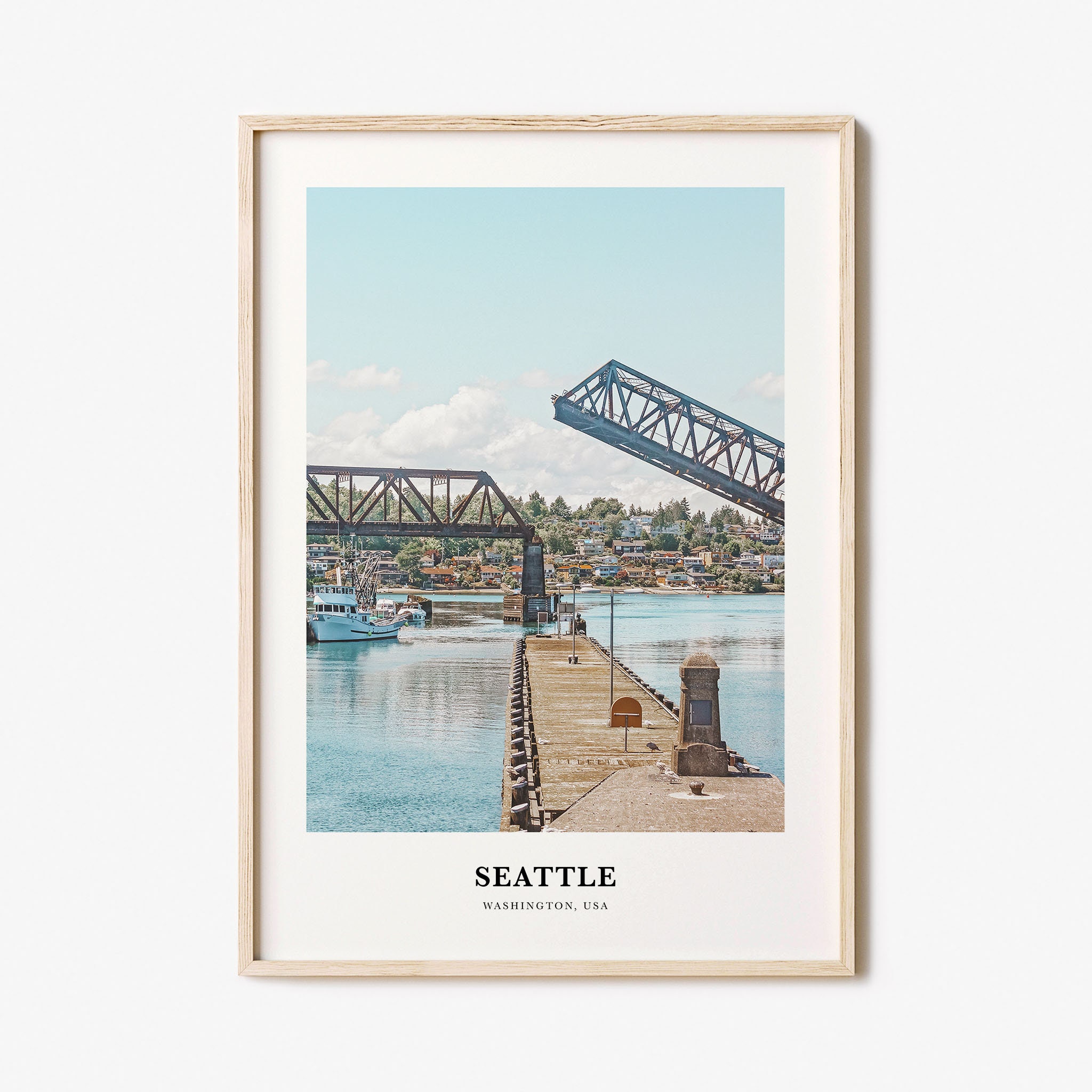 Seattle Print No 2, Seattle Photo Poster, Seattle Travel Wall Art ...