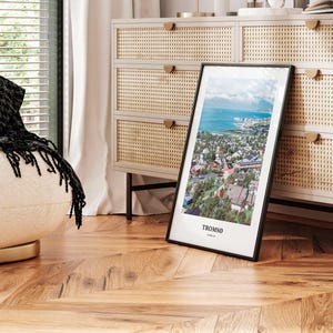 Tromso Print, Tromso Photo Poster, Tromso Travel Wall Art, Tromso Map ...