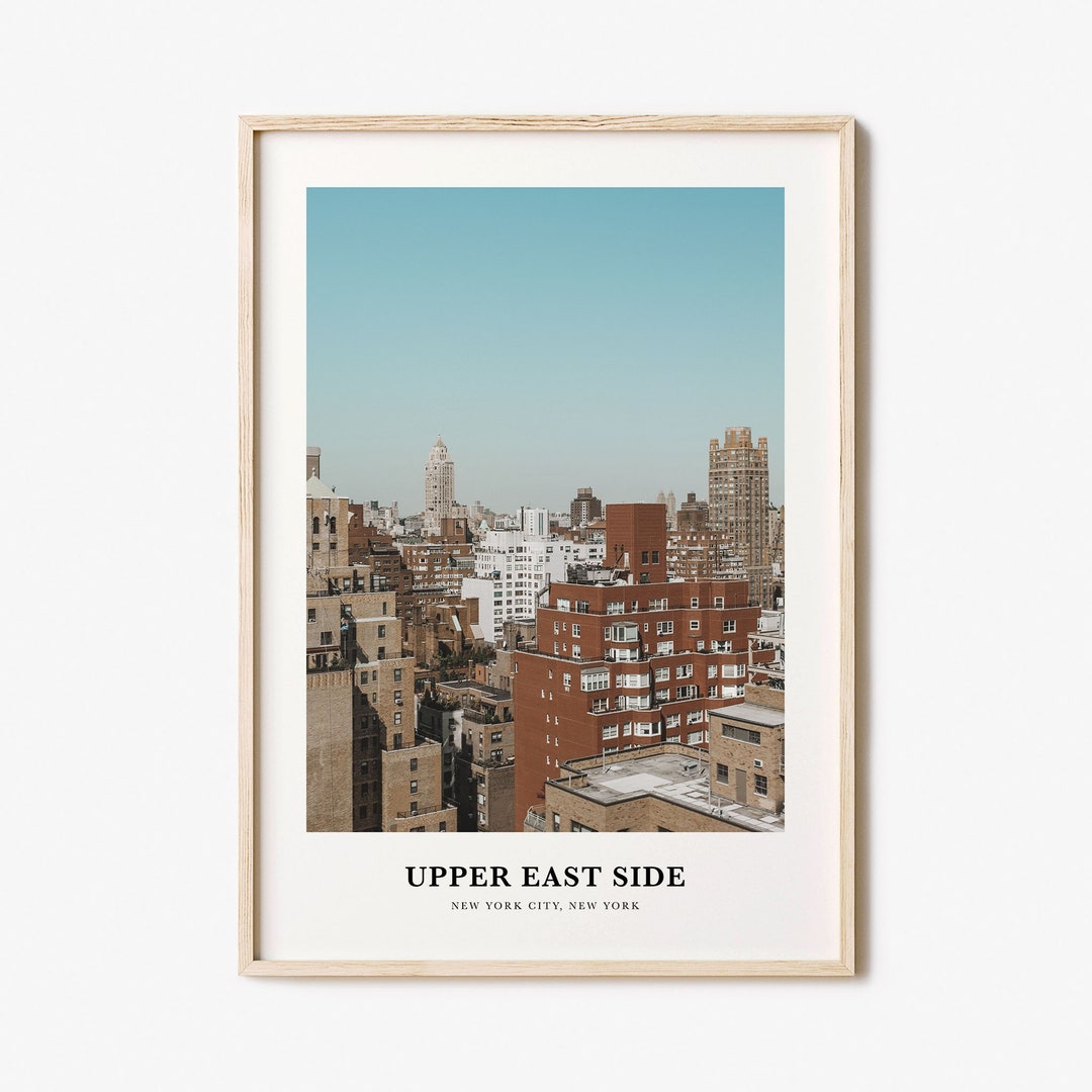 Upper East Side Print Upper East Side Photo Poster Upper - Etsy
