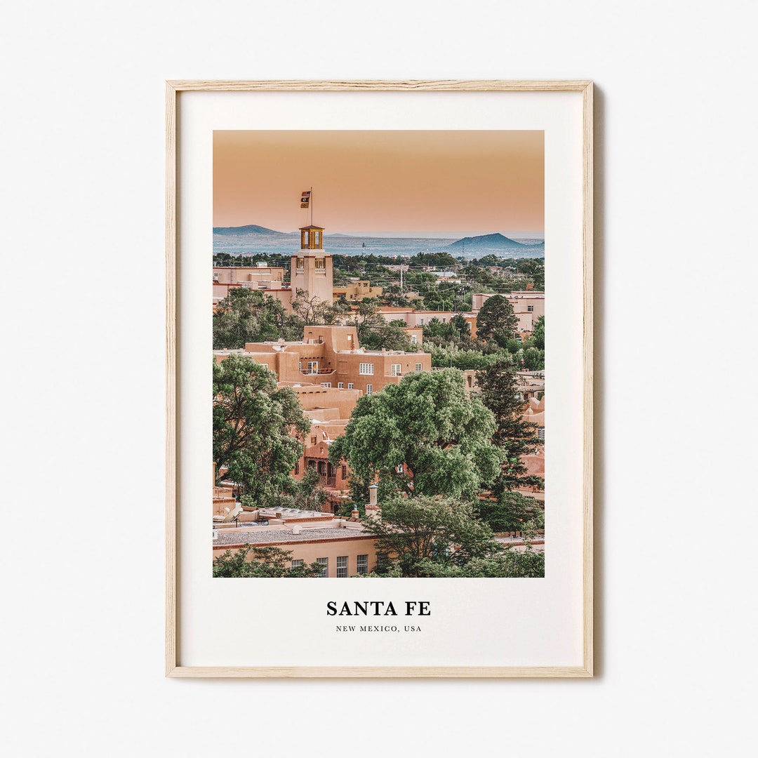 Santa Fe Print, Santa Fe Photo Poster, Santa Fe Travel Wall Art, Santa ...